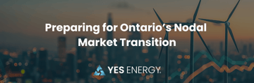 Ontario's IESO Market Changes